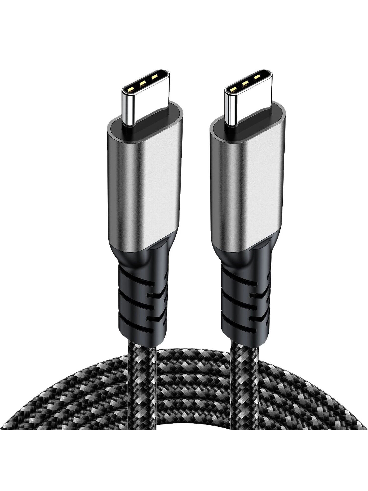 Универсальный кабель для передачи данных PENGQIAO USB4, Thunderbolt 4 / 3PD240W, 8K, 0,5 м, черный