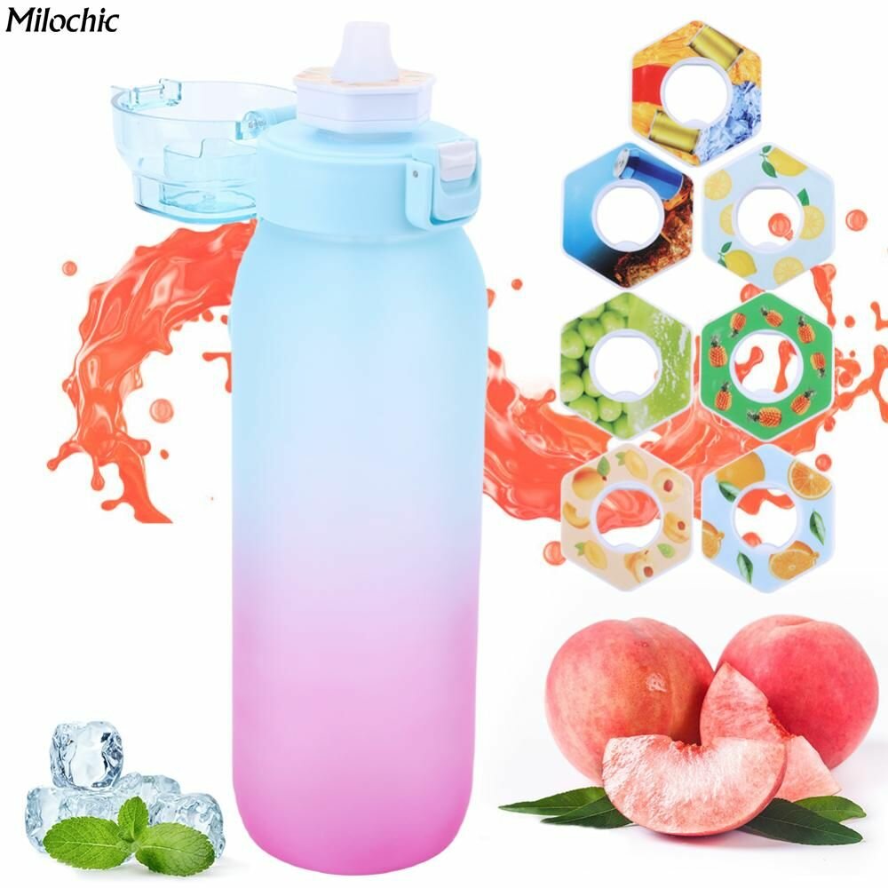 Спортивная бутылка для воды Tritan, чашка для ароматизированной воды объемом 1000 мл