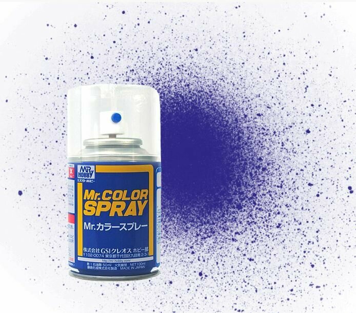 S 65 краска художественная в аэрозольных баллончиках т. м. MR.HOBBY 100мл BRIGHT BLUE