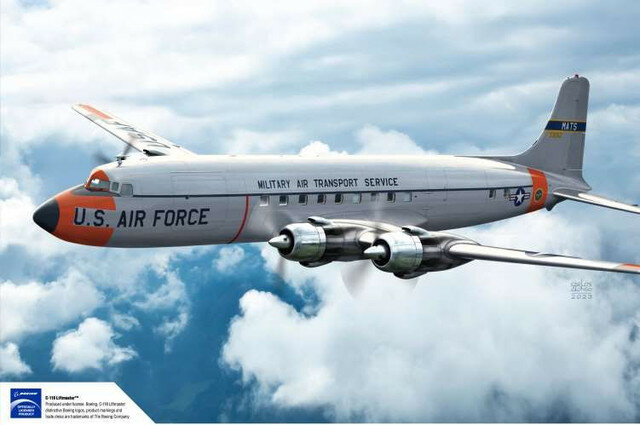 Сборная модель "Авиация USAF C-118 Liftmaster" (1:144), артикул 12634