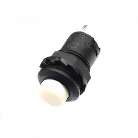 Кнопка с фиксацией DS-428/427 12мм белая