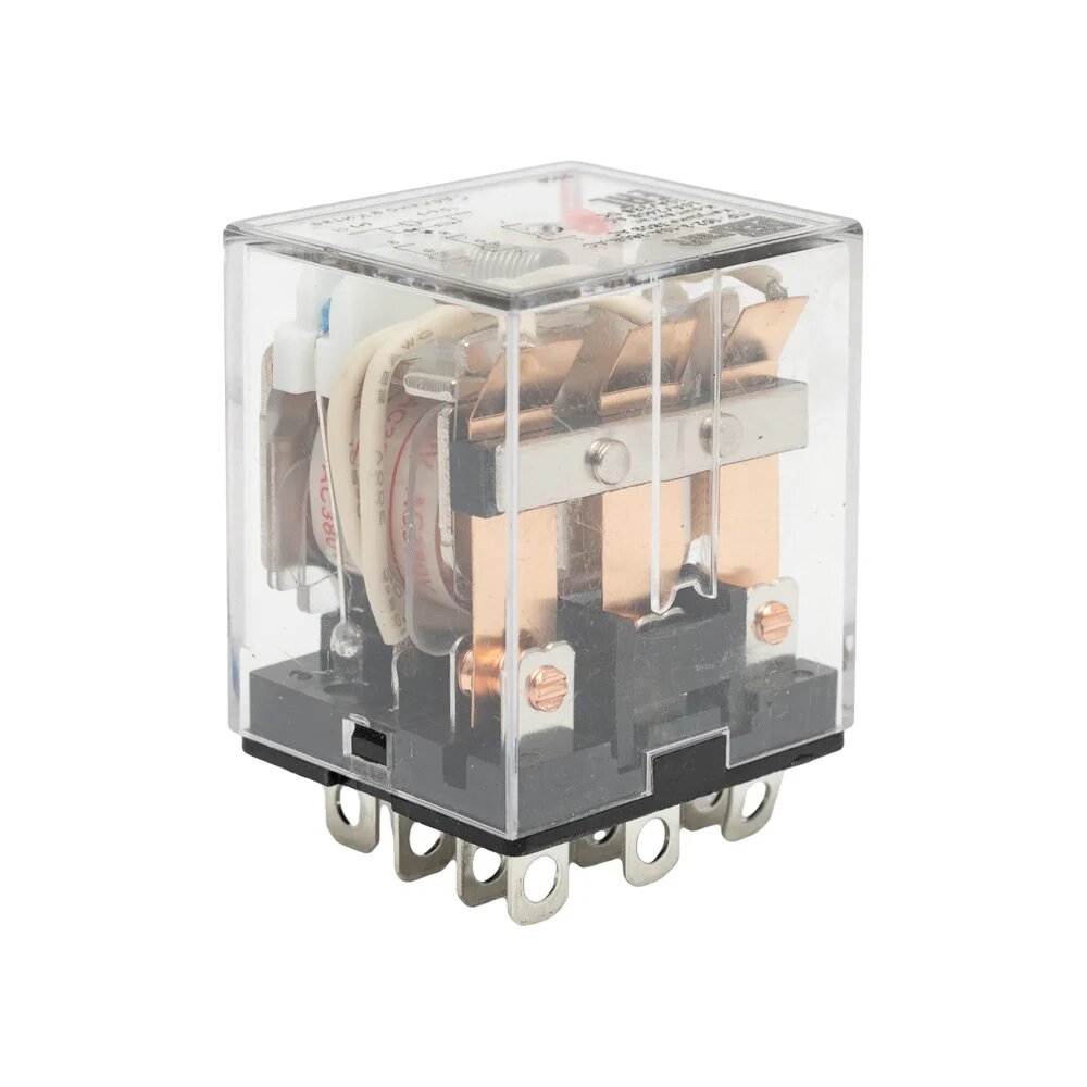 Промежуточное реле DEKraft 3 контакта с LED индикацией 10А 380В AC ПР-102 23934DEK