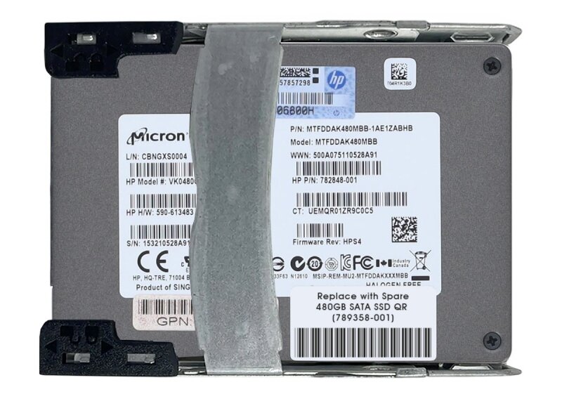 Жесткий диск HP 789149-B21 480Gb SATAIII 2,5" SSD