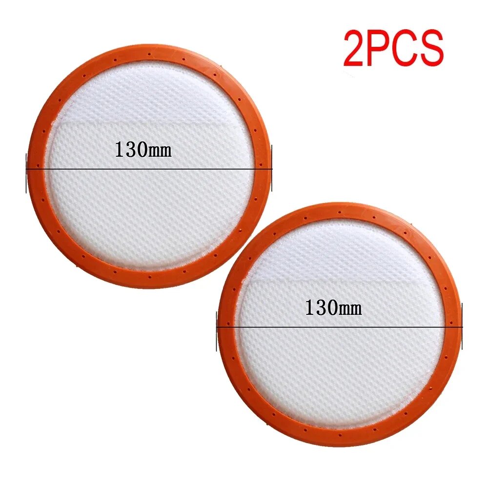 2шт HEPA-фильтр для пылесоса 130 мм, Цвет: 2pcs