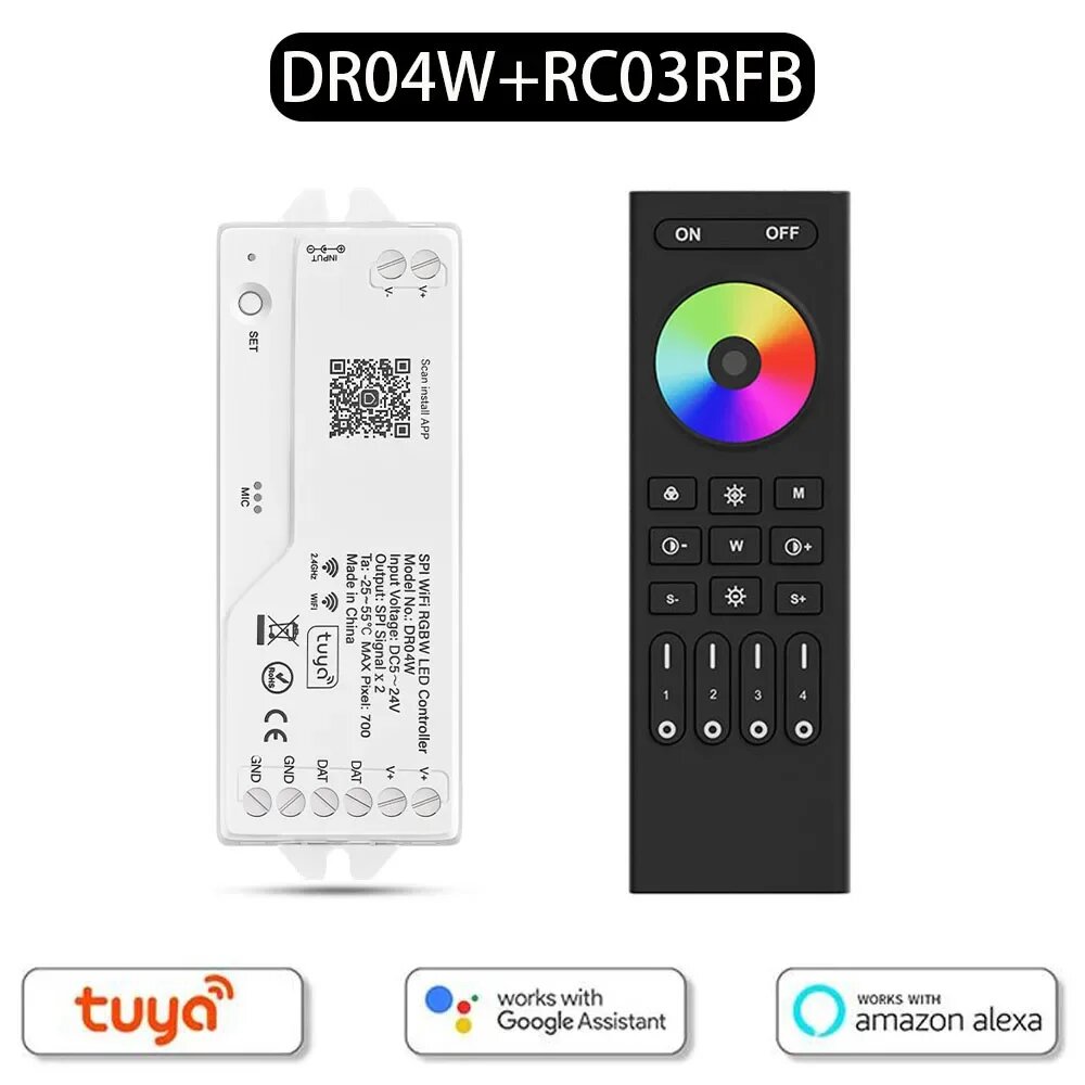 TUYA SPI WIFI RGBIC LED Controller DR03W