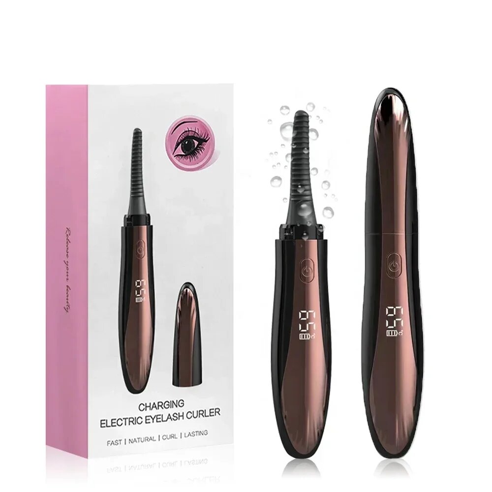 Электрические щипцы для завивки ресниц с подогревом, натуральные накладные ресницы, красота, USB-макияж, 24-часовая долговечная завивка ресниц, интеллектуальная температура