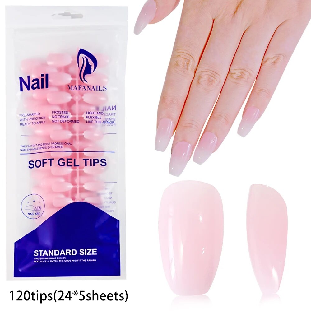 MAFANAILS французские накладные ногти акрил 120 шт. TD204-S1