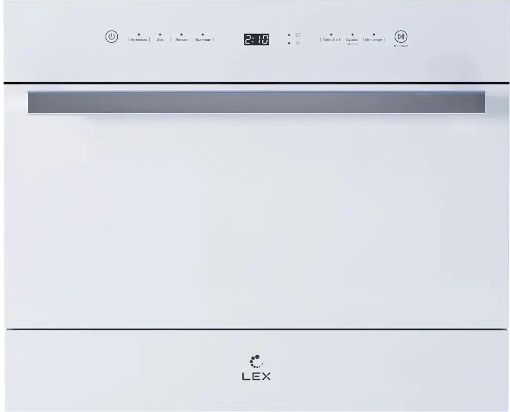 CHGA000012 / Посудомоечная машина LEX DW4541WH Compact, компактная, настольная, 56см, загрузка 6 ко