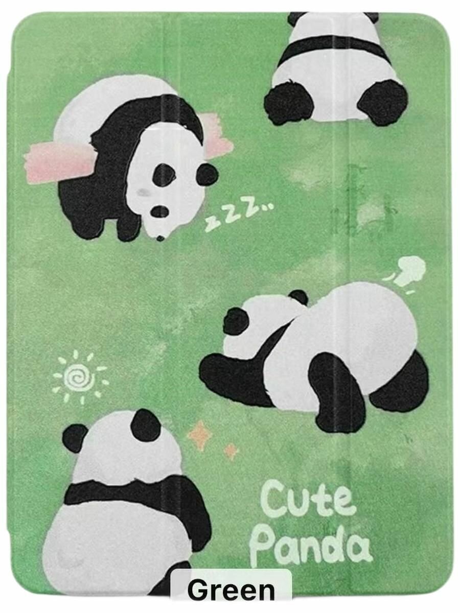 Чехол на Lenovo Zhaoyang K10 / Tab M11 (TB-330FU) / Xiaoxin Pad 2024 (TB-331FC) 11 дюйма, 2024 года, милая панда (с отсеком для стилуса)