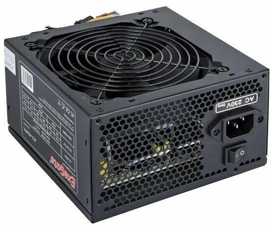 Блок питания ExeGate 450PPX 450W (EX221640RUS-S) черный - 450 Вт, ATX 20+4 пин, 4 pin + 4 pin CPU, 5 SATA, 1 x 6+2 pin PCI-E