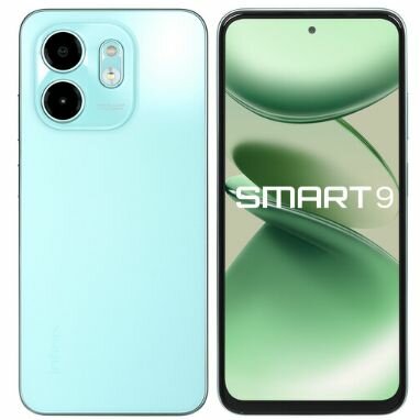 6,7" Смартфон Infinix SMART 9 3/64 ГБ (X6532 64+3) 2024, зеленый