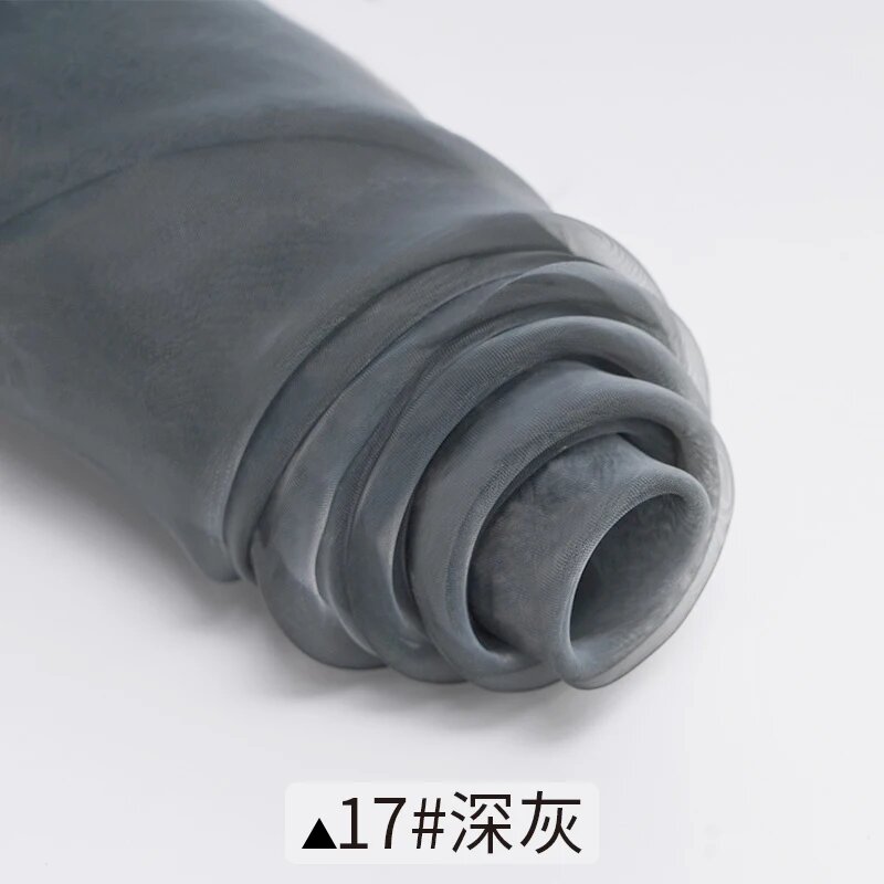Органза серая, 17 gray, для пошива