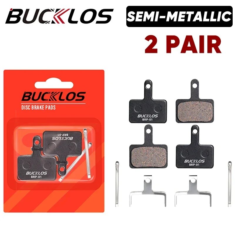 BUCKLOS BRP-01 тормозные колодки велосипедные дисковые полуметаллические Semi-Metallic 2Pair