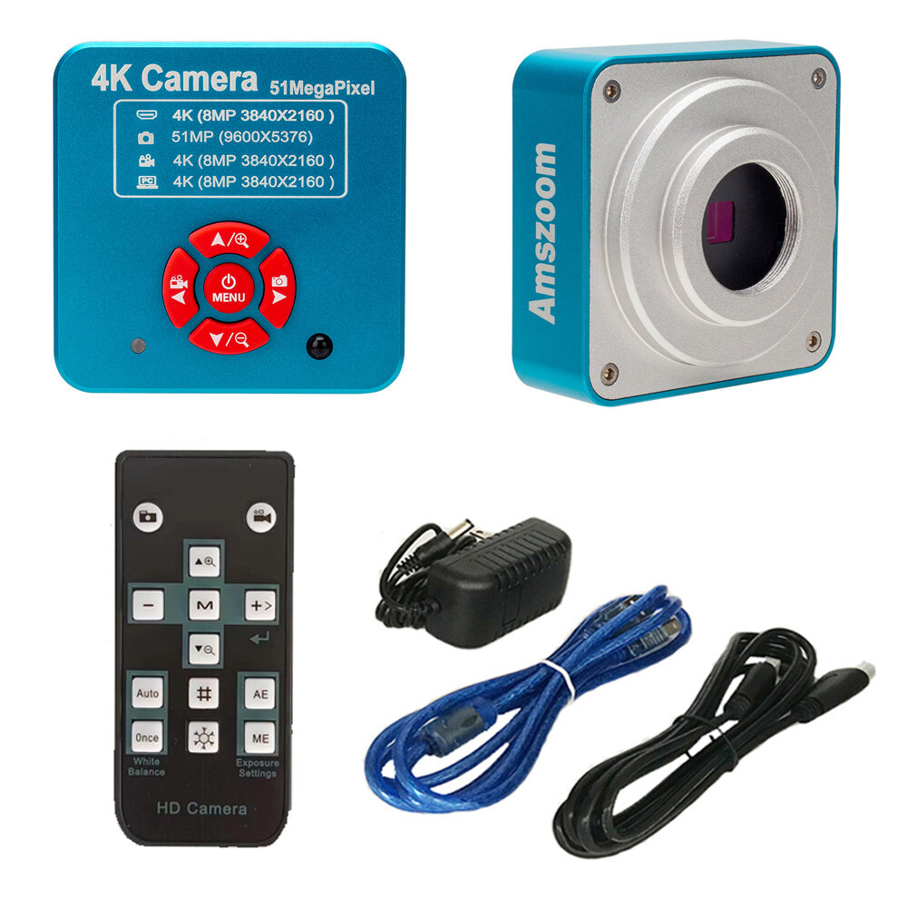 Кронштейн микроскопа Одноцилиндровый 4K Цифровой микроскоп Камера Индустриальная