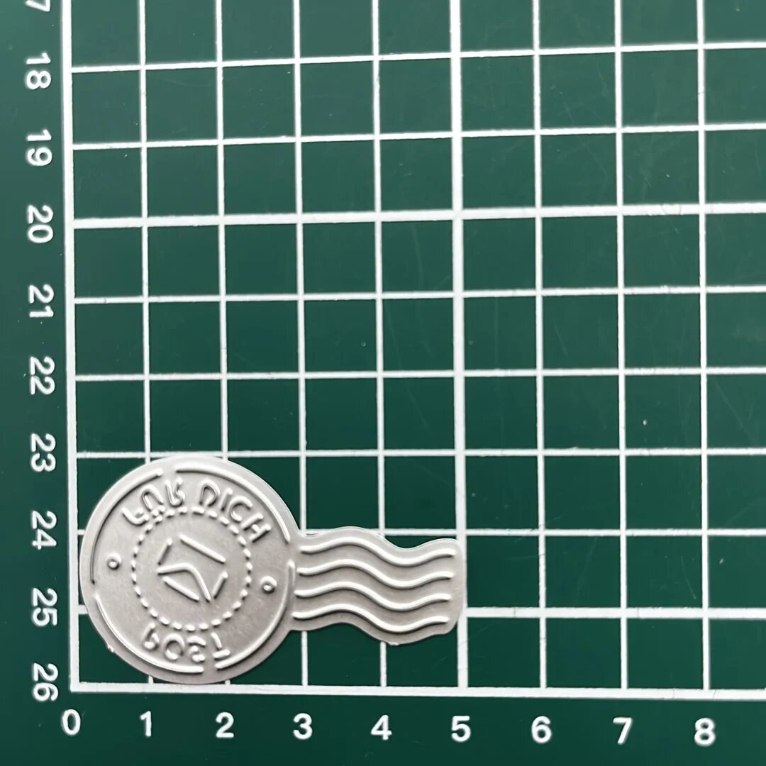 Металлическая пресс-форма для скрапбукинга "Сердце и конверт" XL25171