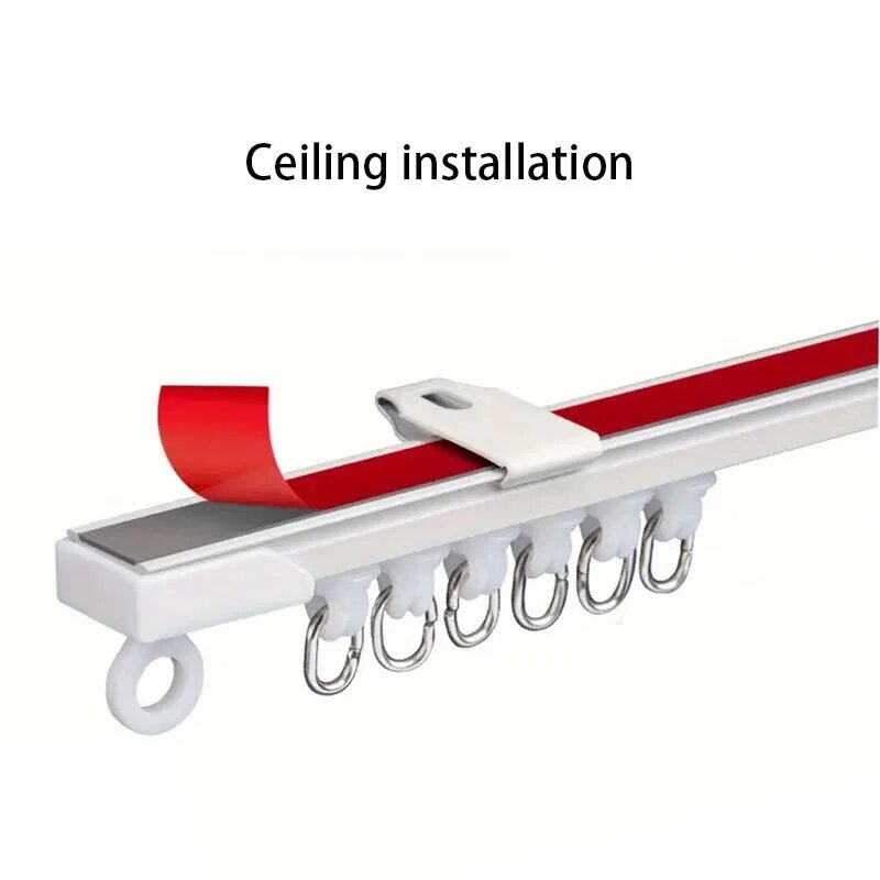 Направляющая для штор самоклеящаяся, 250 см, цвет: Ceiling installation