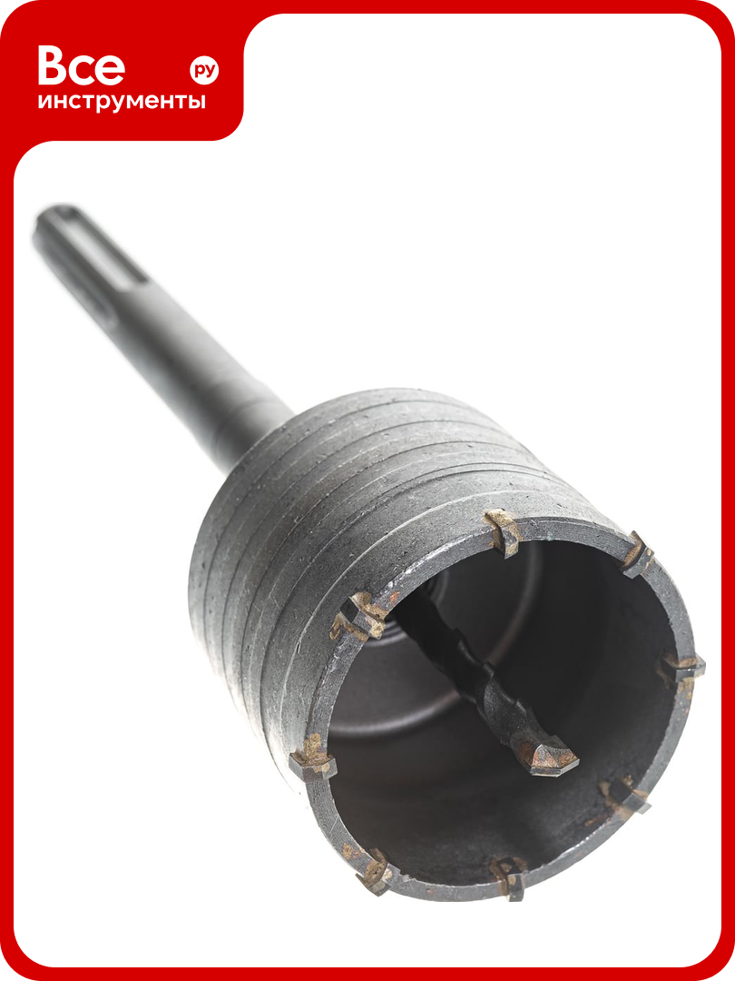 Коронка в сборе с хвостовиком и центрирующим сверлом (68 мм; SDS-max) гранит 505568