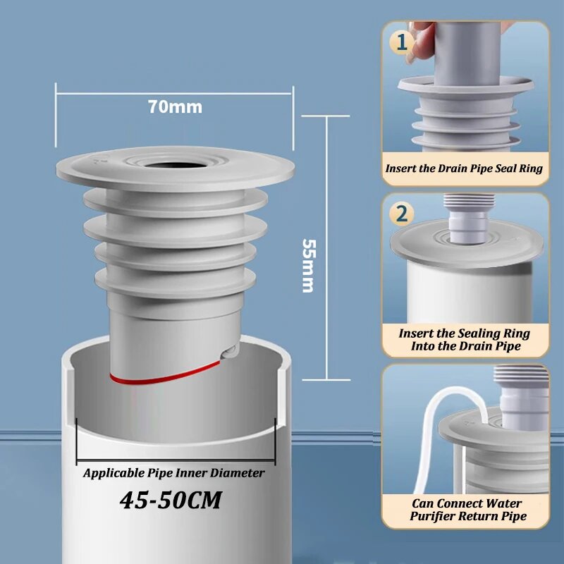 Силиконовая пробка для слива раковины Suitable for 40-45mm