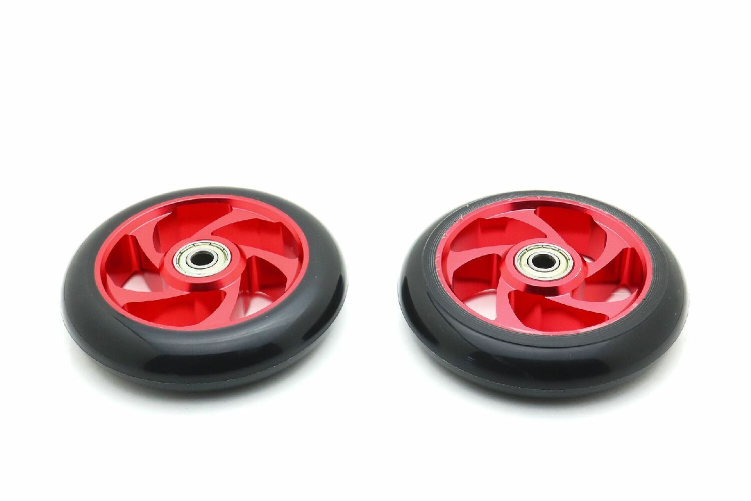 Колеса для самокатов трюковых 110мм с подш. ABEC-5 (алюминий, цвета разные) (пара)