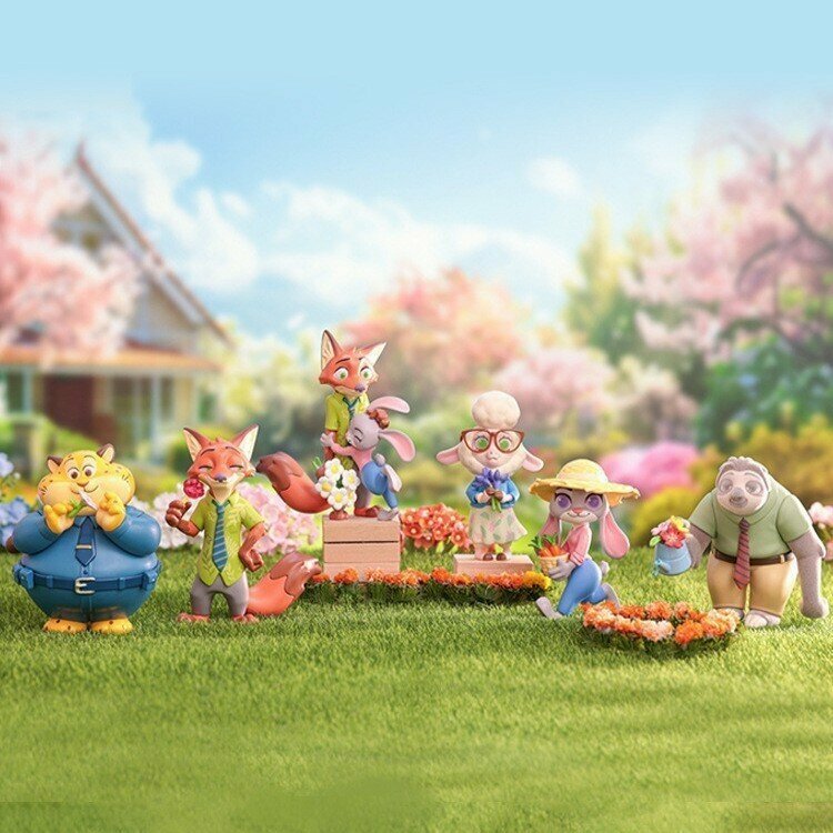 Закрытая коробка Disney Zootopia Flower World (купите 6 штук, чтобы получить всю коробку)