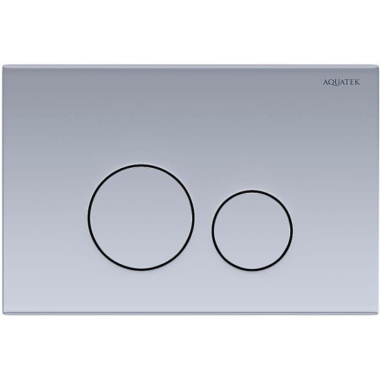 Панель смыва Aquatek KDI-0000036 (023A) нержавеющая сталь (клавиши круглые)