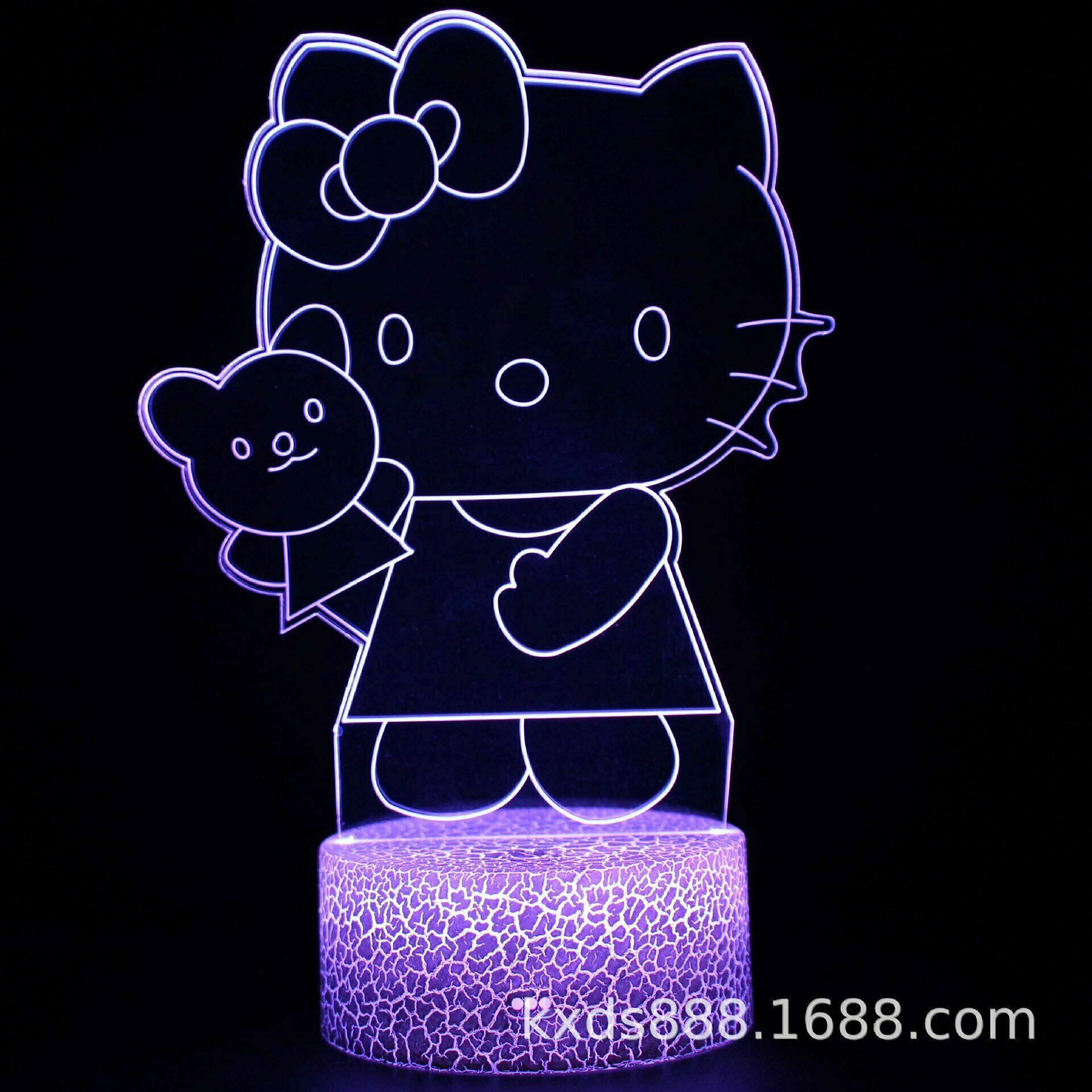 Ночник подарок Китти в кимоно Hello Kitty