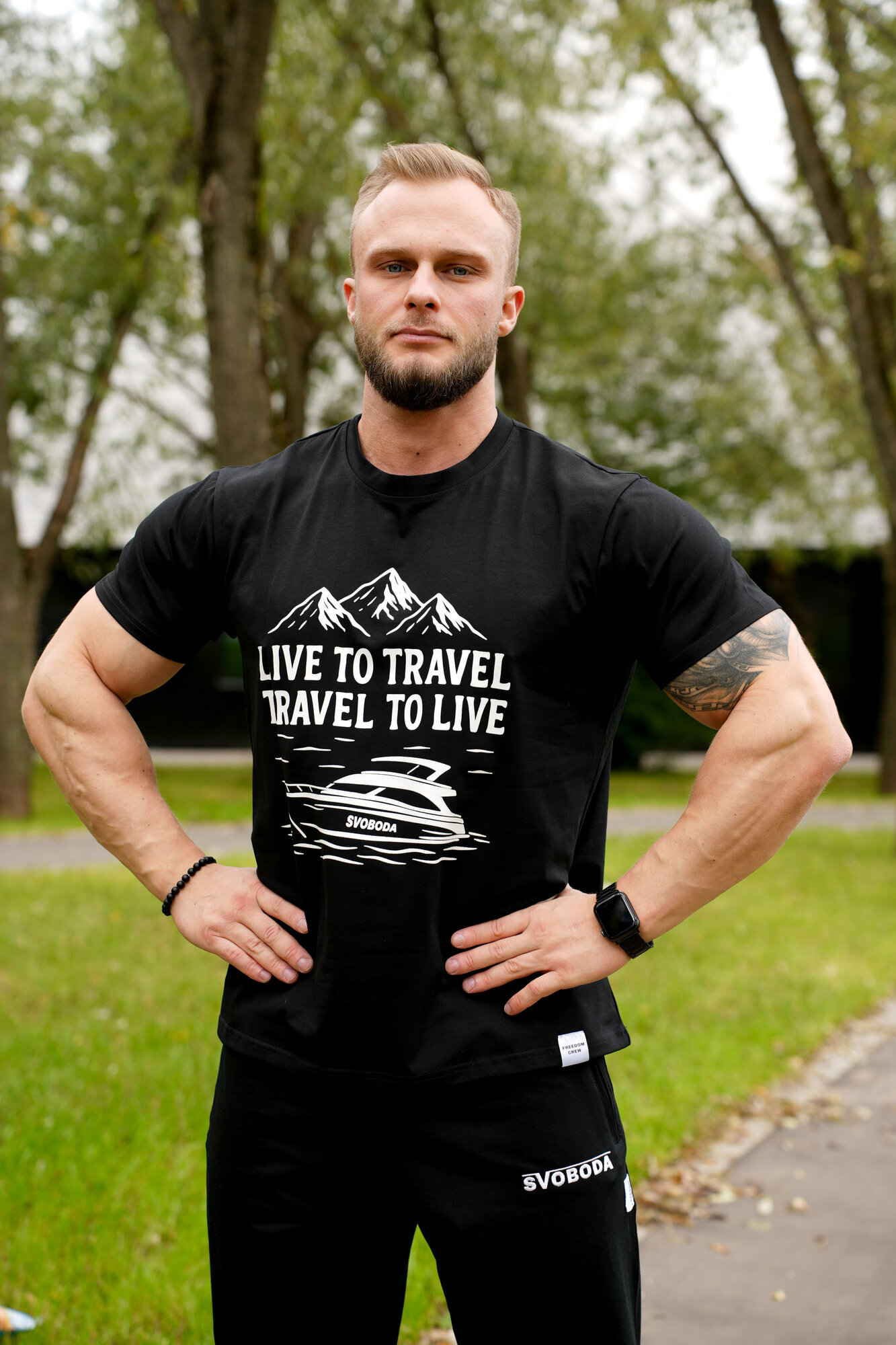 Футболка спортивная "SVOBODA"