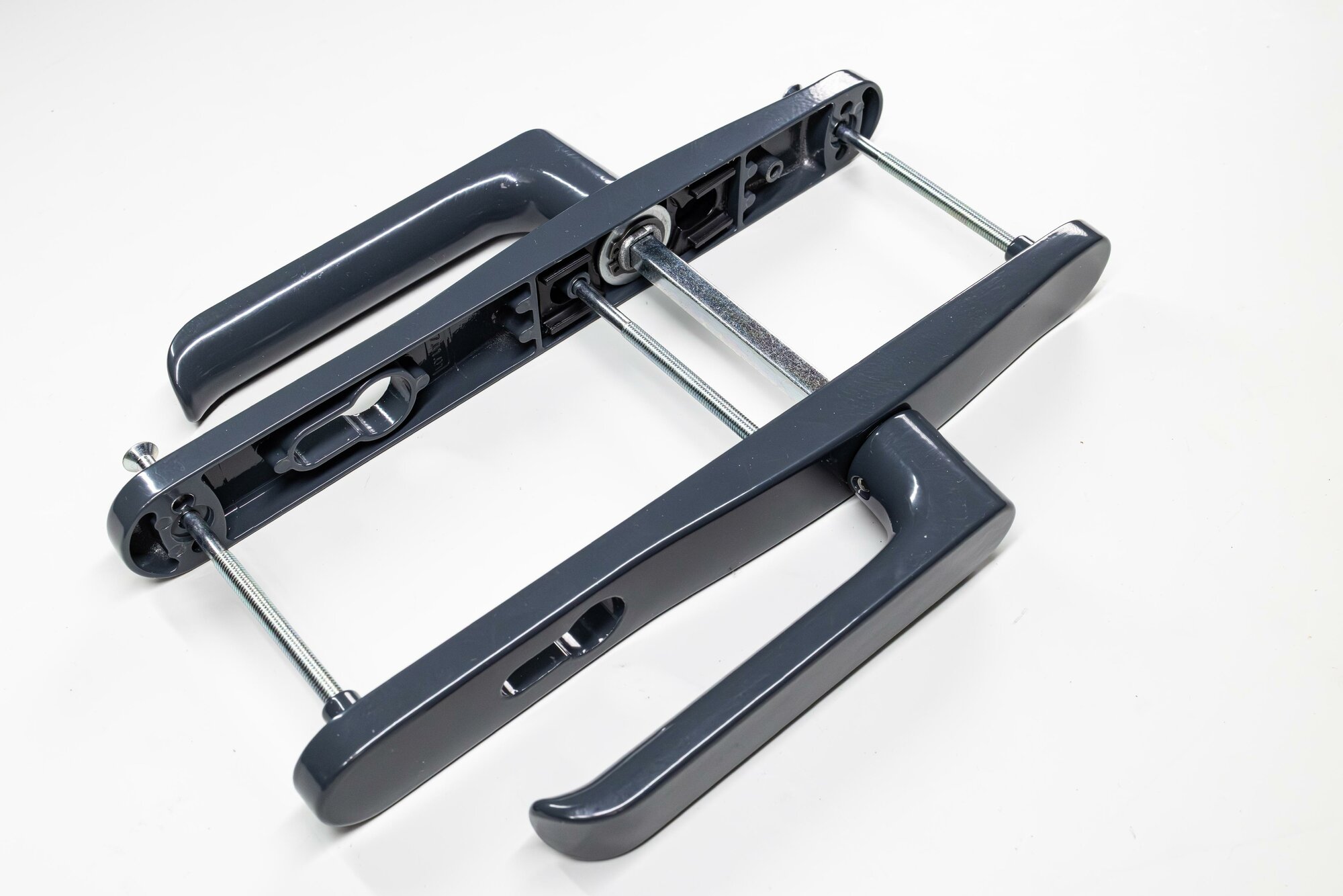 Нажимной гарнитур STUBLINA 1177.00 для калитки, серый