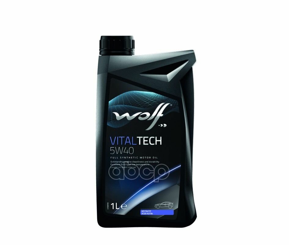 Wolf Wolf Vitaltech 5W40 A3/B4 Sn/Cf Масло Моторное Синт. (1L)