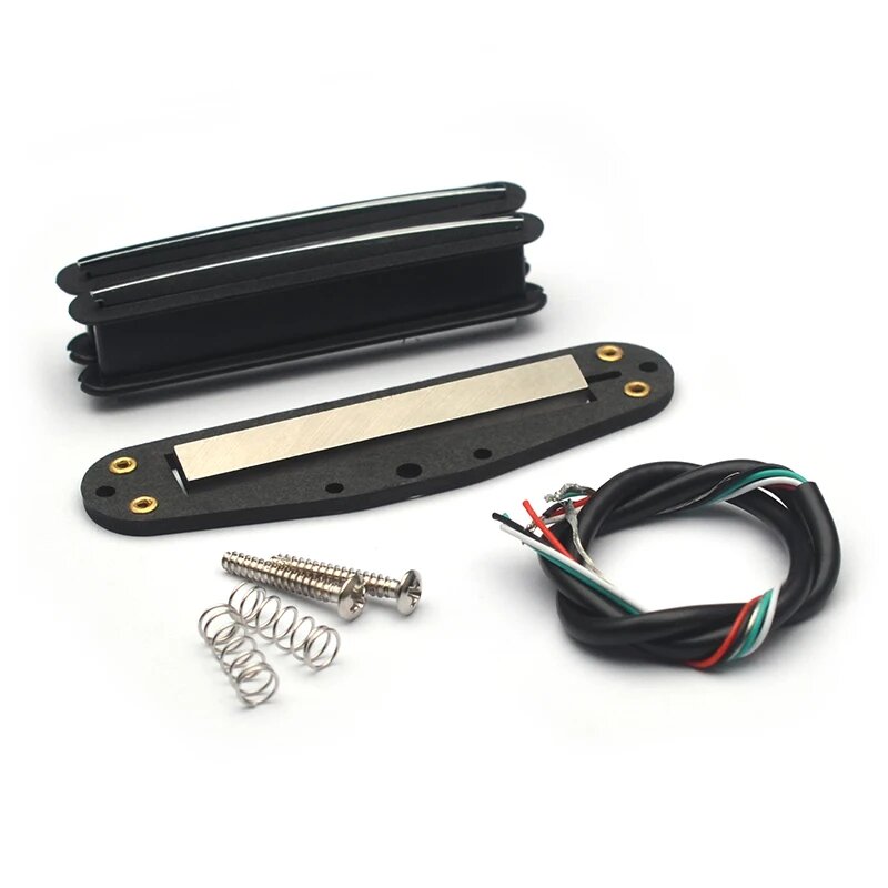 GETMUSIC KIT MU2328-16-1 мини хамбакер звукосниматель Alnico 5 Черный, Black