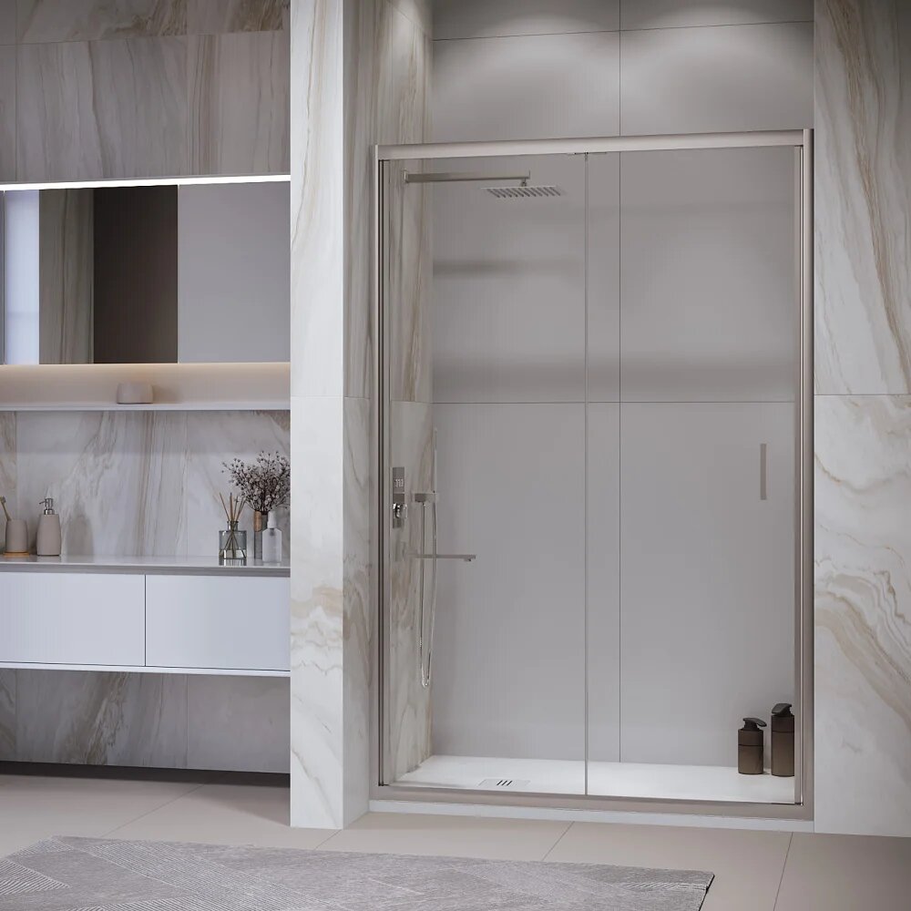 Душевая дверь в нишу RGW Passage PA-21 стеклянная, гармошкой, 80 см, одностворчатая, немецкая