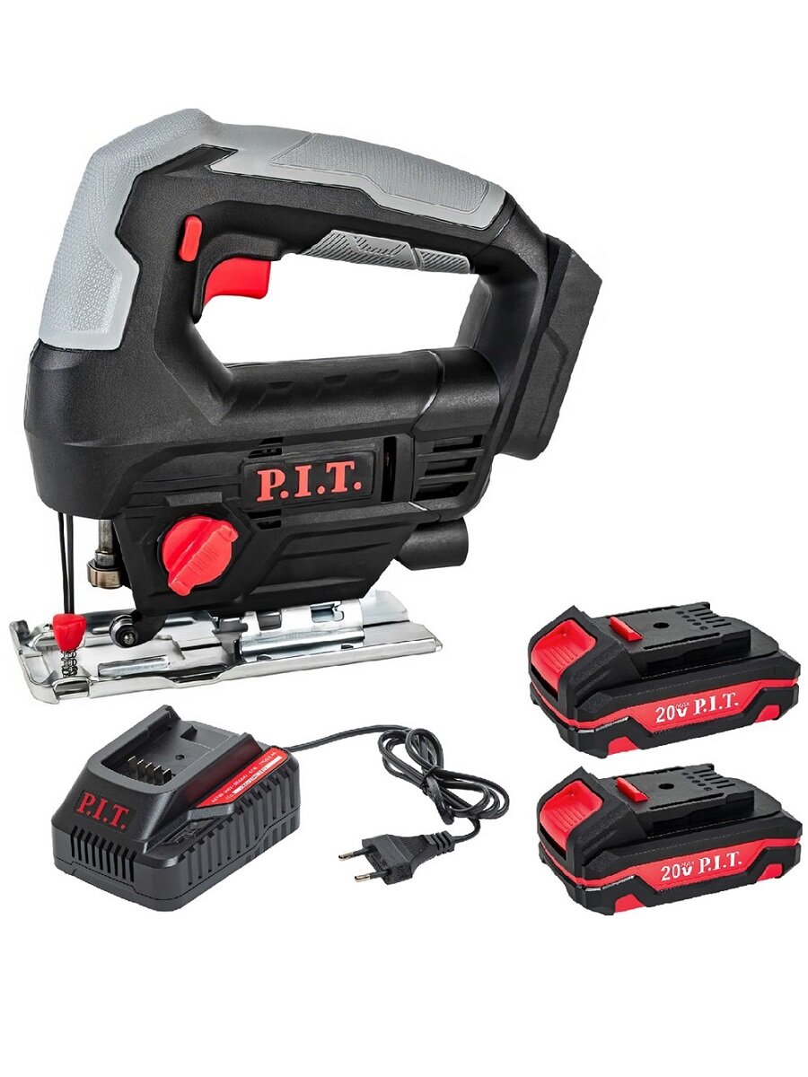 Аккумуляторный лобзик P.I.T. PST20H-70A Promo pack (2 АКБ, ЗУ)