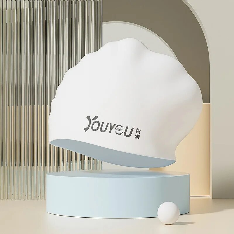 Силиконовая шапочка для плавания YouYou Белый