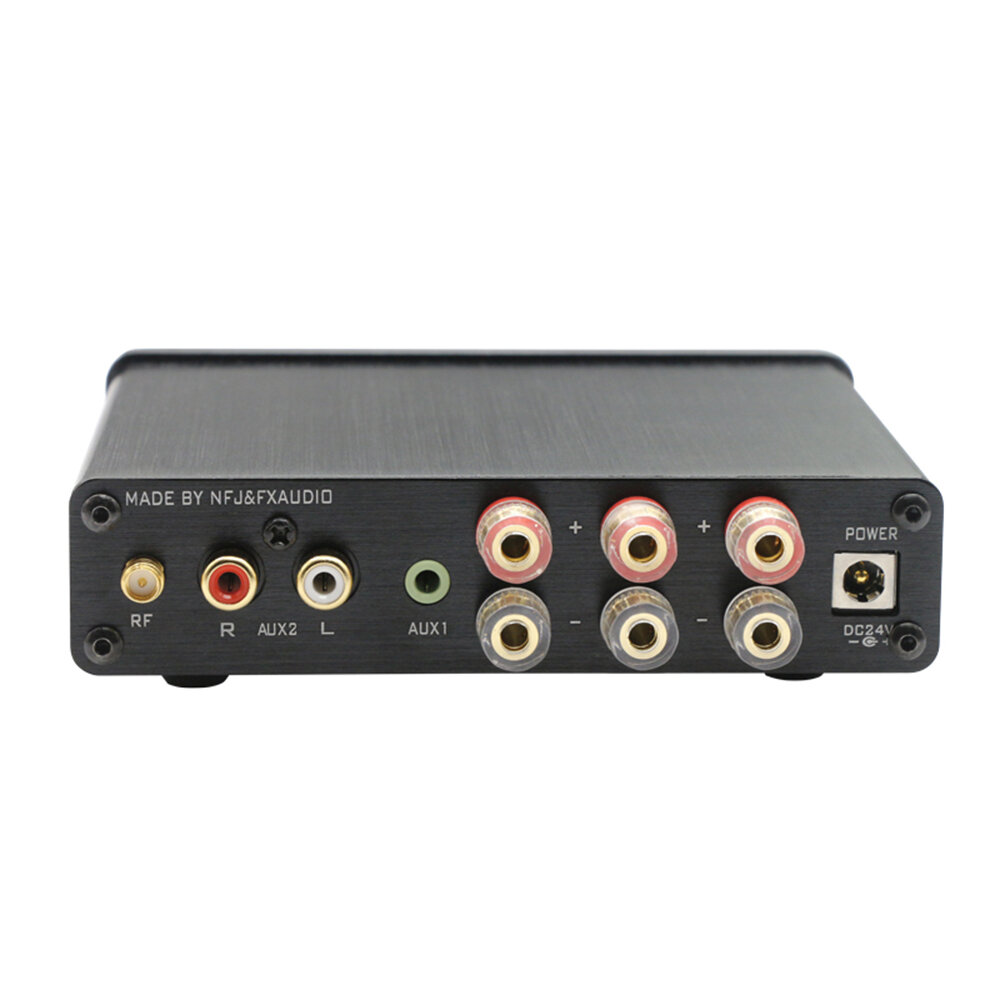 FX-AUDIO XL-2.1BL HiFi Аудио Цифровой Амплификатор 2.1 Канал Мощный Bluetooth 4.0 CSR8635 Аудио сабвуферный Амплификатор Вход RCA/AUX/BT 50W*2+100W Материал Алюминиевый сплав Цвет Серебристый Черный Размер 13*10.7*2.5cm Вес 500g