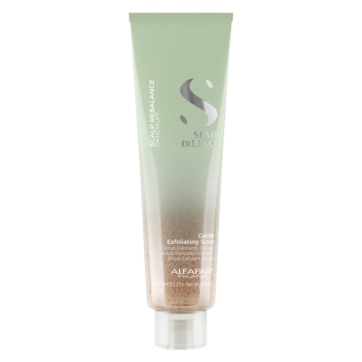 Скраб против перхоти Alfaparf Milano Semi Di Lino Scalp Rebalance Dandruff Gentle Exfolianting Scrub 150мл