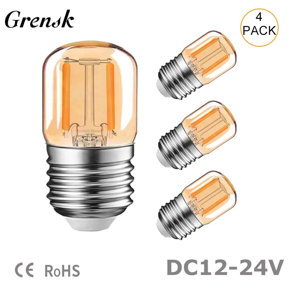 Светодиодная лампа Grensk E27 1Вт 12В для дома на колесах