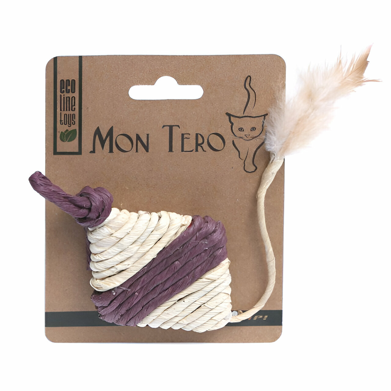 Игрушка Mon Tero ЭКО "Воздушный змей", для кошек, с кошачьей мятой, 100% натуральный материал