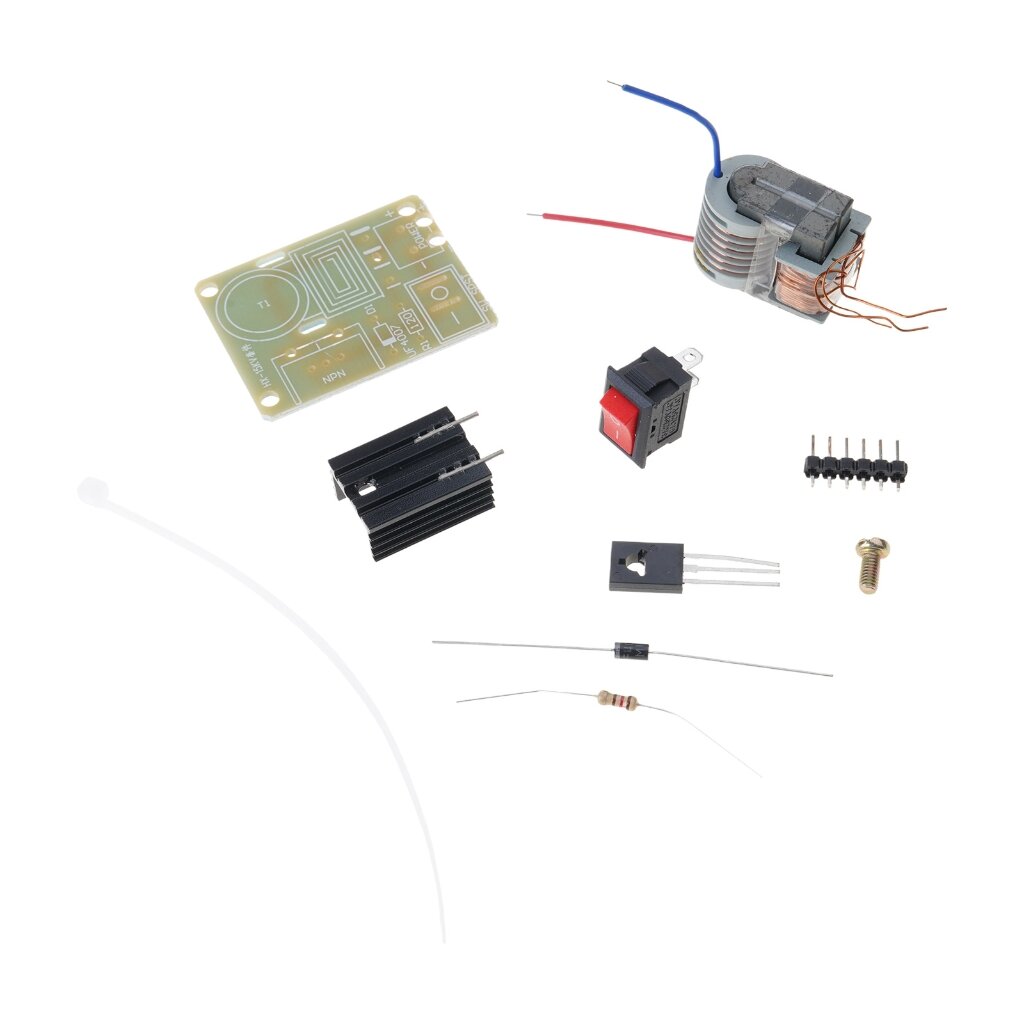 15 КВ высокочастотный постоянный ток высокого напряжения DIY kit U-образный трансформатор 3,7 В