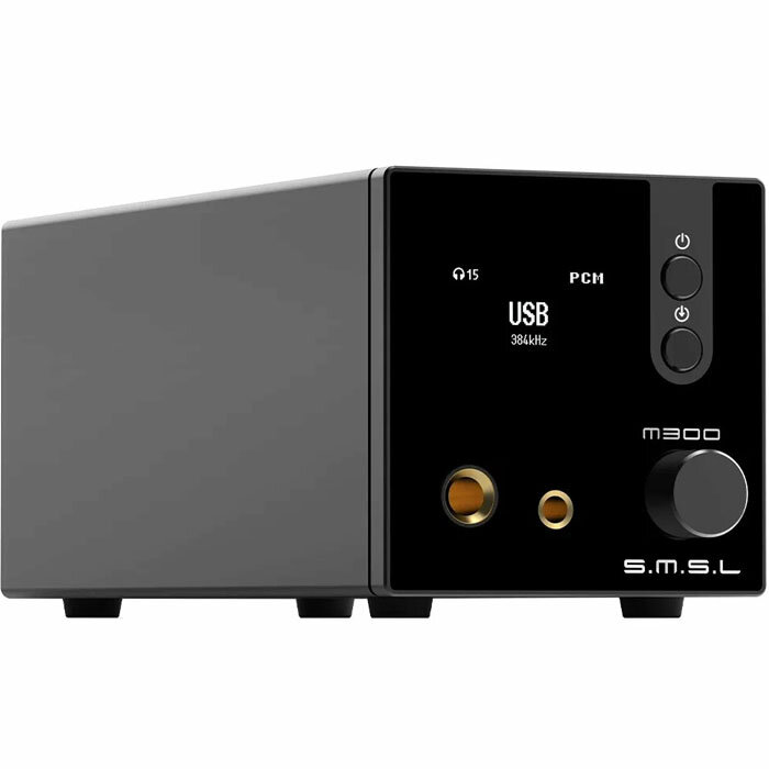 ЦАП SMSL M300SE Black Bluetooth, USB, оптический, RCA коаксиальный, черный