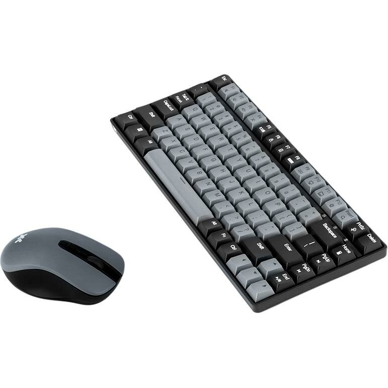 Комплект клавиатура и мышь Lenovo Little Xin K1, серый