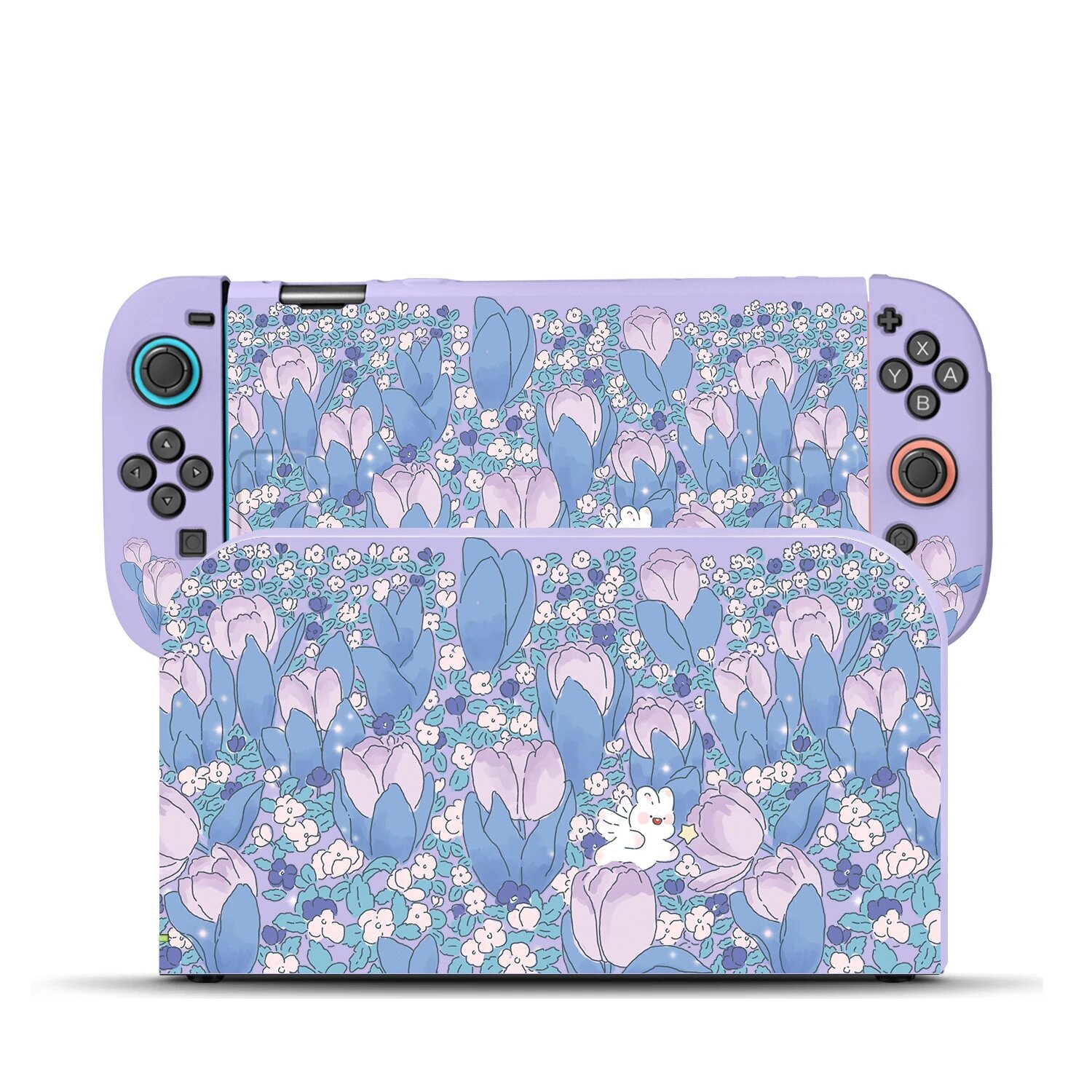 Чехол Nintendo Switch 2 Purple Bundle Tulip Bunny