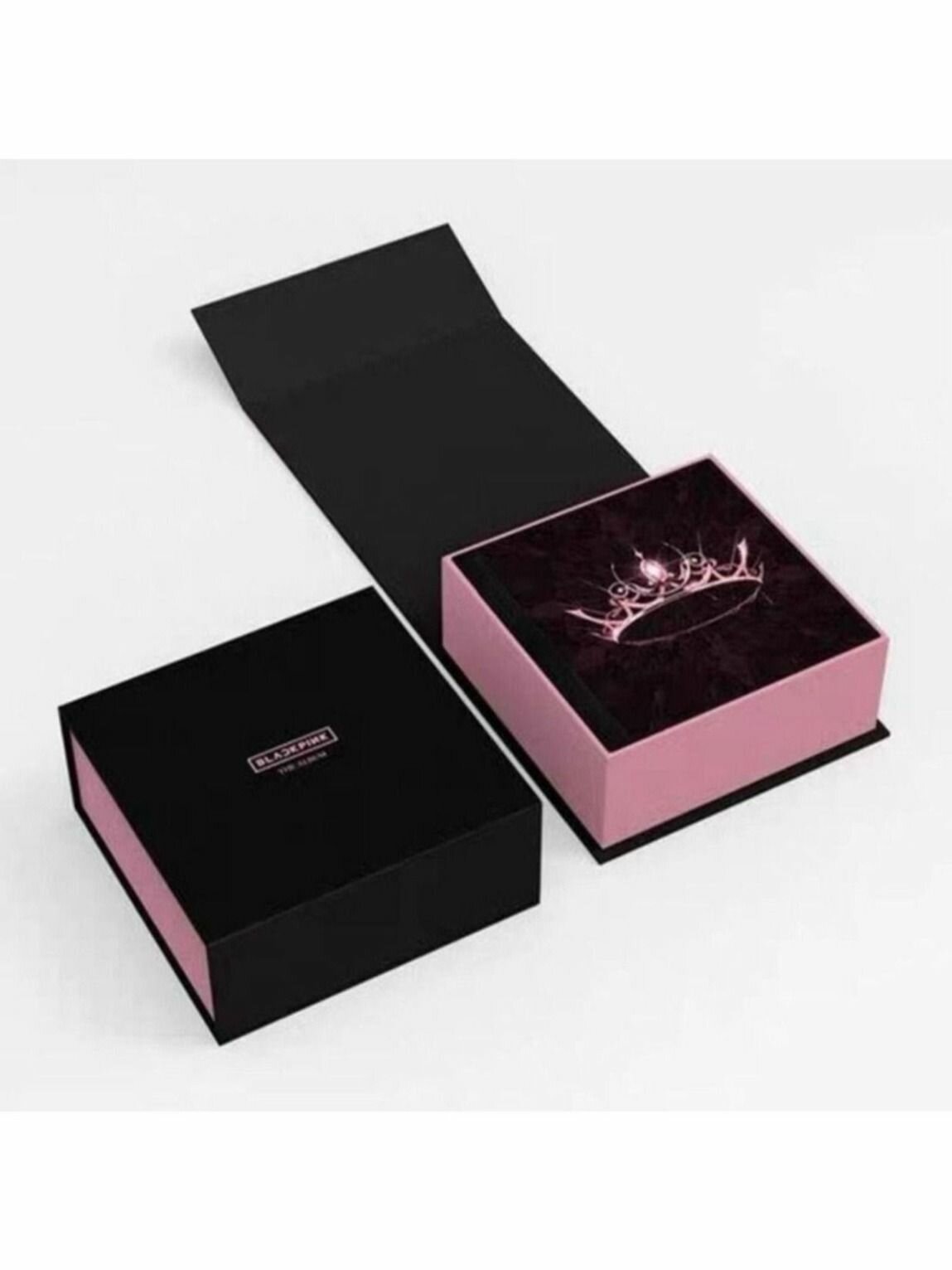 Музыка CD BLACKPINK - The Album Box Set version 3, Black glossy box set Korean Version,