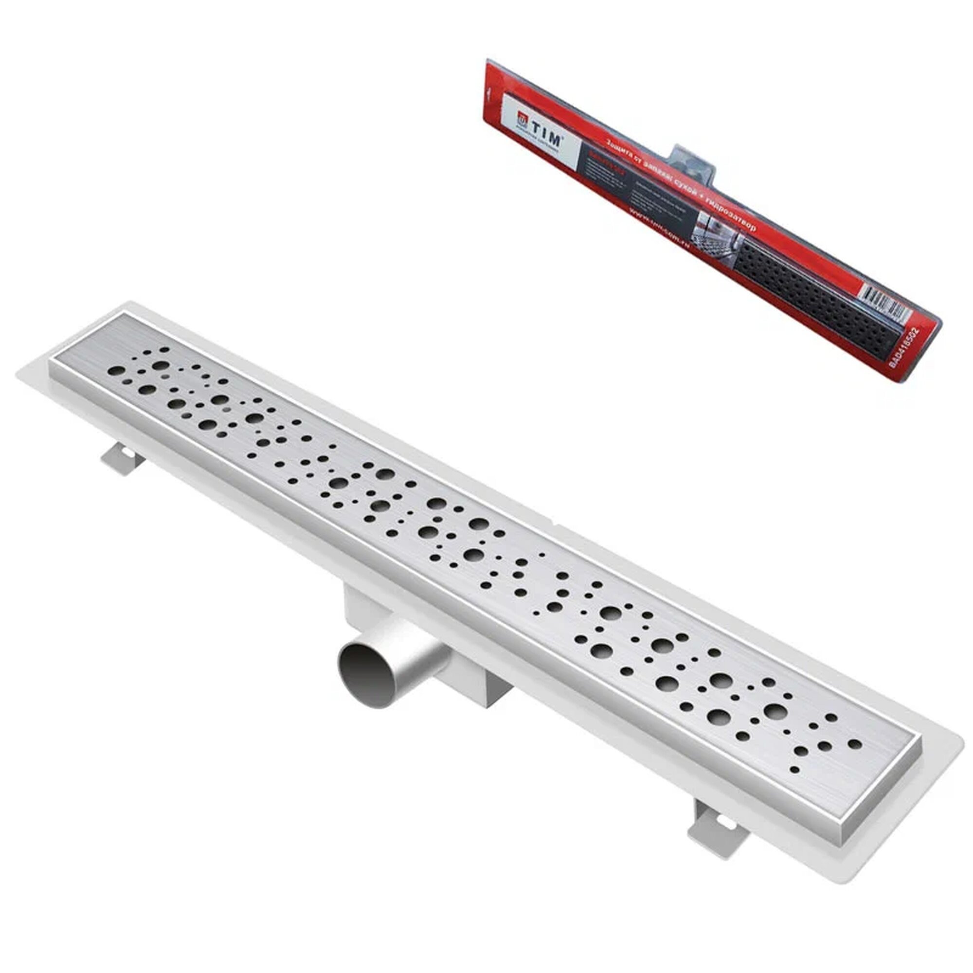 Сухой трап-лоток для душа Круг 450мм TIM арт. BAD414502