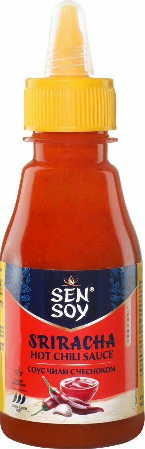 Соус чили SEN SOY Premium Sriracha, с чесноком, 150г x 3 упаковки