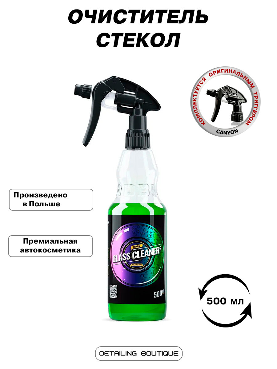 Очиститель стекол ADBL Glass Cleaner (2), 500мл/ готовый раствор