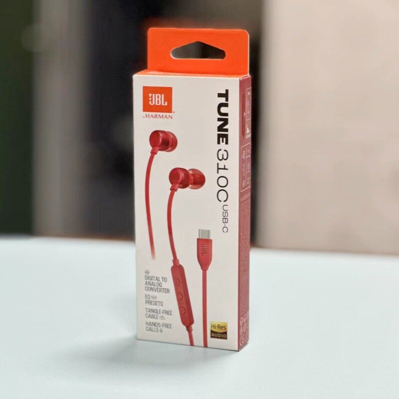 SCU-TUNE T310C Внутриканальные Наушники с Микрофоном, Усиление Низких Частот, Type-C