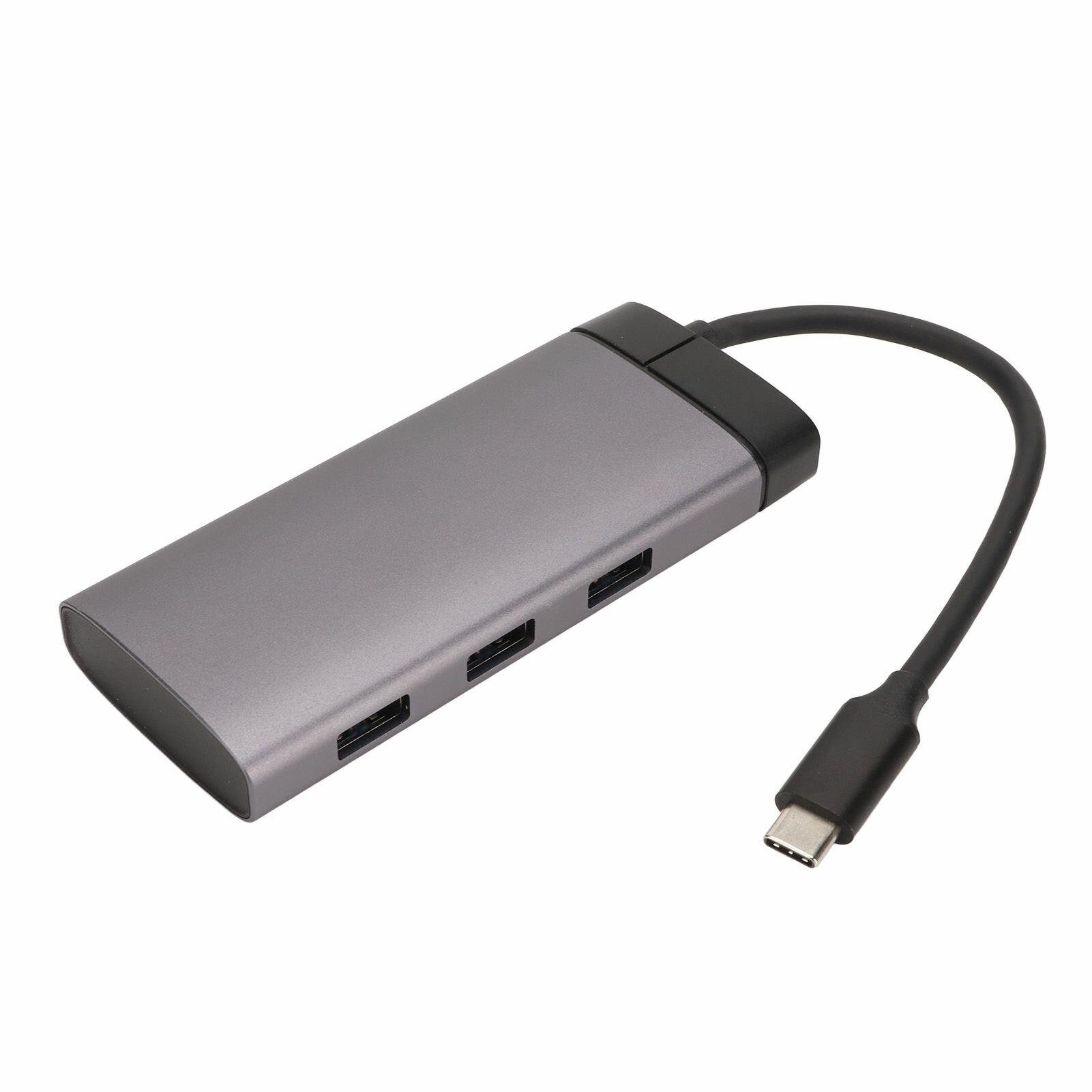 Док-станция USB-C 5-в-1: PD, 4K HDMI, темно-серая, BS5A