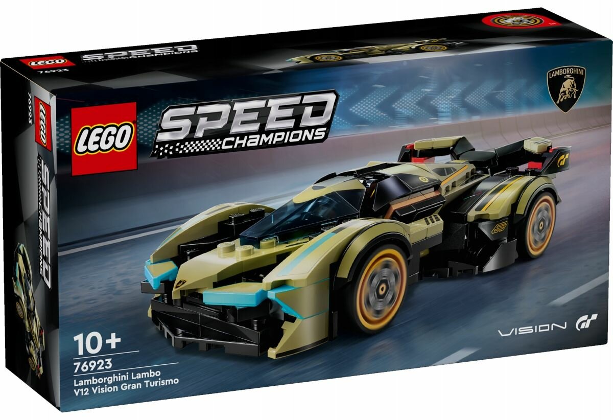 Конструктор LEGO Speed Champions - Роскошный Автомобиль Lamborghini Lambo V12 Vision GT - Лего Чемпионы Скорости 76923
