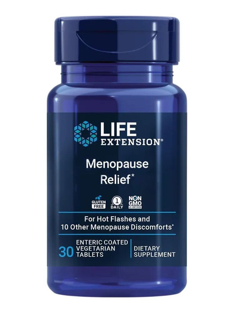 Life Extension Menopause Relief. Витамины при менопаузе. 30 таблеток