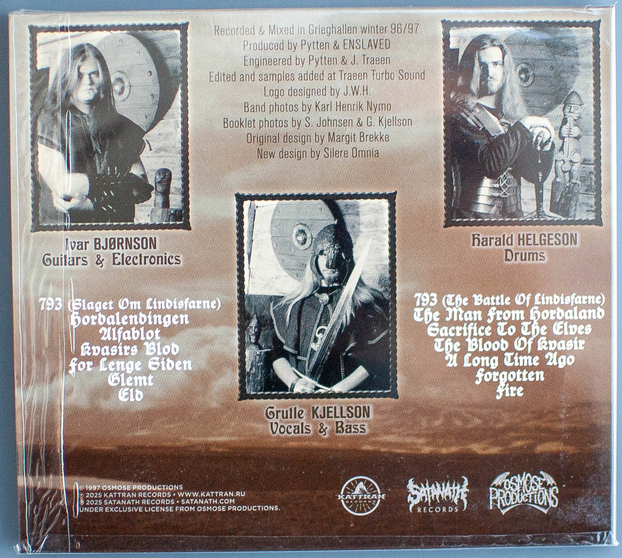 ENSLAVED - Eld Аудио DIGIPACK CD Лицензия — фото 1